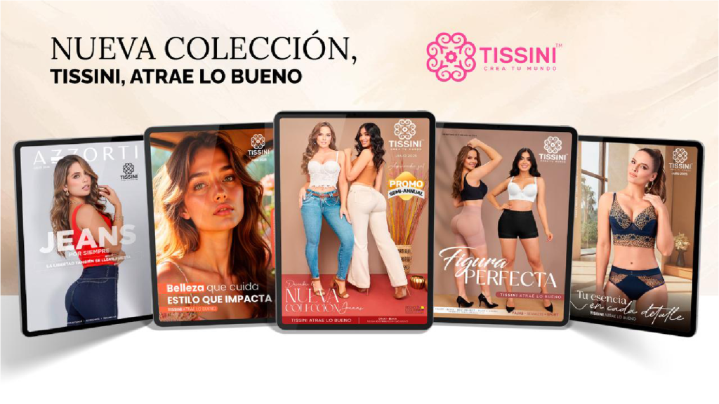 Conoce los Catálogos TISSINI: fajas reductoras, jeans, joyas y más